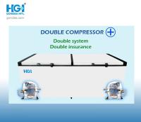 China capacidad grande 1100L del congelador profundo del pecho de la puerta deslizante de la pulgada de 240V H86.6 en venta
