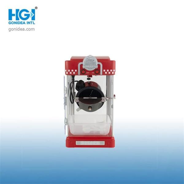 Automatic Red Tabletop Mini Popcorn Maker Machine 220V 300W Portable