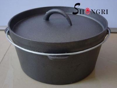 China cast iron camping Dutch oven for sale