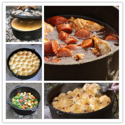 China outdoor cooking cast iron dutch oven for sale