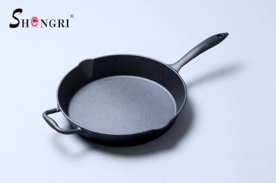 China high quality cast iron disa line made square skillet seasoned oil finished for sale
