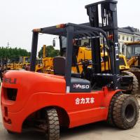 China Customizable Heli Forklift 42 Inch Fork Length Quad Mast Type for sale