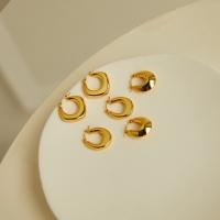 Quality Fashion Design 14K Gold Plated Geometric Semi Circular Female Minimalist Smooth for sale