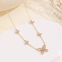 Quality Hot Selling Fashion Gold Plated European American Light Luxury Butterfly Inlaid for sale