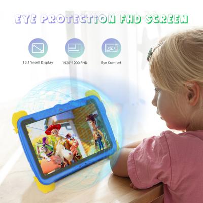 China C idea Kids Tab 10.1inch Android 12 Tablet for Child 4GB RAM 64GB ROM Eye Protection Touchscreen P1150 for sale