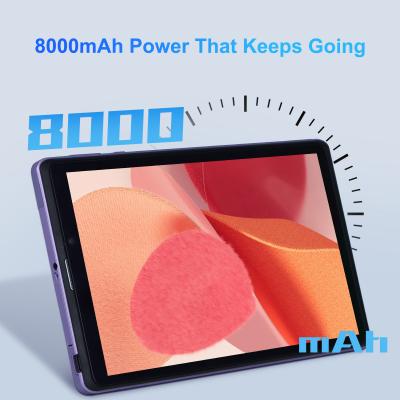 Cina C Idea Portable 8 In Android Tablet PC 8 GB RAM 512 GB Android 12 Tablet IPS HD Display Quad Core CM818-Purple in vendita