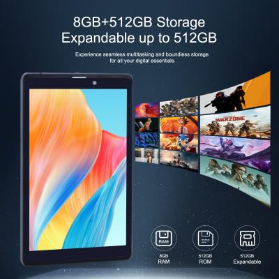 Китай C идея Android планшетный ПК с двойной камерой 8 дюймов 1280x800 IPS HD дисплей Android 12 планшеты для подростков CM818-серый продается