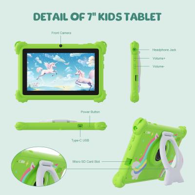 Cina C idea Kids Tablet 2024 divertimento didattico con display HD e custodia protettiva Tablet CM88 in vendita