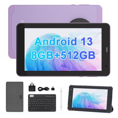 Cina C Idea Android 13 con 6000mAh 7 Inch Tablet Tablet Educativo PC CM518 Pro Purple in vendita