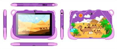 中国 最新タブレットC アイデア 6+128GB アンドロイド 12 タブレット キッドパッド 教育用APP CM85紫 販売のため