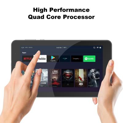 중국 C idea 7인치 와이파이 태블릿 (케이스 포함) 8+256GB 저장 공간 쿼드 코어 프로세서 600x1024 IPS 터치스크린 CM516 실버 판매용