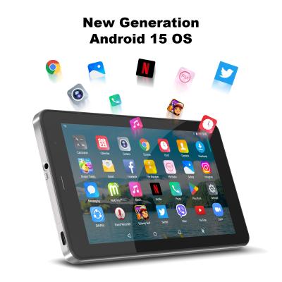 중국 C idea 7인치 와이파이 태블릿 (케이스 포함) 8+256GB 저장 공간 쿼드 코어 프로세서 600x1024 IPS 터치스크린 CM516 실버 판매용