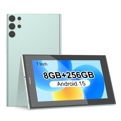 Cina Tablet C idea da 7 pollici con Wi-Fi, custodia, 8+256GB di memoria, processore Quad Core, schermo IPS touchscreen 600x1024 CM524 verde in vendita