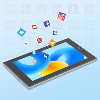 중국 C 아이디어 7인치 와이파이 태블릿 케이스 8+256GB 스토리지 쿼드 코어 프로세서 600x1024 IPS 터치 스크린 CM524 녹색 판매용