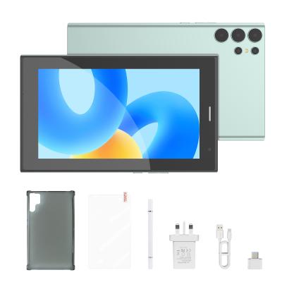 중국 C 아이디어 7인치 와이파이 태블릿 케이스 8+256GB 스토리지 쿼드 코어 프로세서 600x1024 IPS 터치 스크린 CM524 녹색 판매용