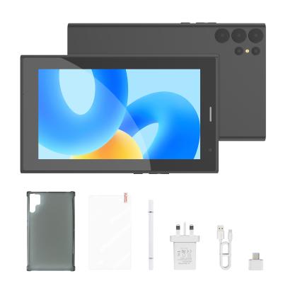 중국 C 아이디어 7인치 와이파이 태블릿 케이스 8+256GB 스토리지 쿼드 코어 프로세서 600x1024 IPS 터치 스크린 CM524 검은색 판매용