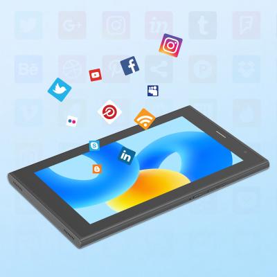 중국 C idea 7인치 와이파이 태블릿 케이스 포함 8+256GB 저장 공간 쿼드 코어 프로세서 600x1024 IPS 터치스크린 CM524 그레이 판매용