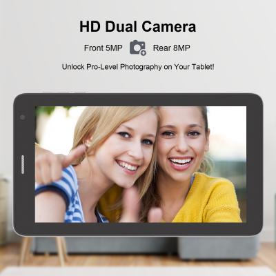 중국 C idea 7인치 와이파이 태블릿 (케이스 포함) 8+256GB 저장 공간 쿼드 코어 프로세서 600x1024 IPS 터치스크린 CM528 그레이 판매용