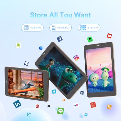 中国 C アイデア 8インチ Wifi タブレット 8+512GB ストレージ クアッドコアプロセッサ 800x1280 IPS タッチスクリーン 金色 CM817 Pro 販売のため