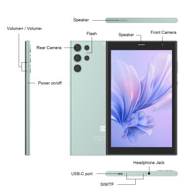 중국 C 아이디어 8인치 와이파이 태블릿 8+512GB 스토리지 쿼드 코어 프로세서 800x1280 IPS 터치 스크린 녹색 CM824 판매용