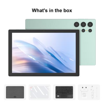 China C Idea 10 inch Android Tablet Snapdragon CPU with Keyboard for Student CM9000ultra Green for sale