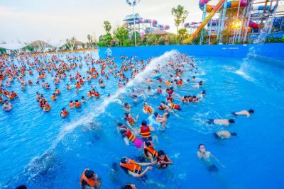 China Aqua Park Vacuum Wave Pool With Wave Heights 1 To 2.5 Meters for sale