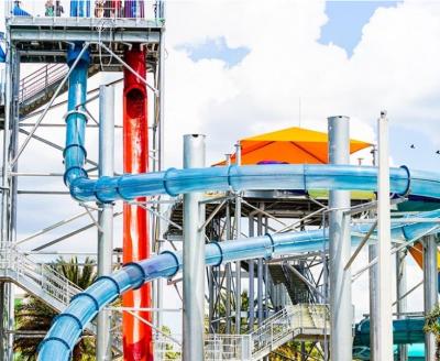 China Rocket Free Fall Water Park Water Slide Anti Impact Max 18-22 M/S for sale