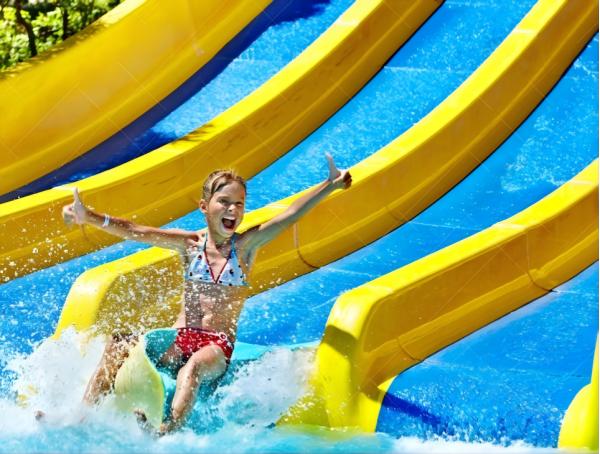 Quality Parent Child Combination Swimming Pool Slide Impact Resistant 1.5-2m for sale
