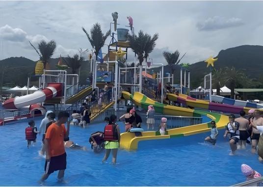 Quality Yamma Theme Water Slide House 700m2 for sale