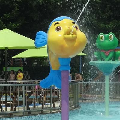 China Water Park Fish Splash Pad Anti UV Collision Resistant 4m3/H for sale