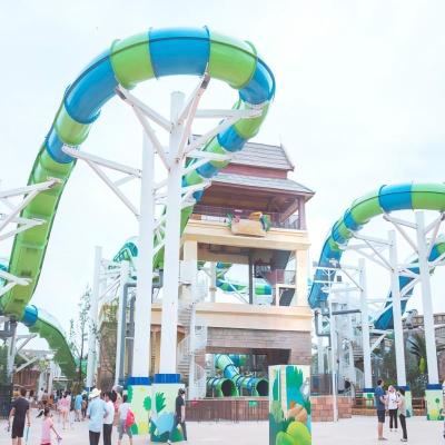 China Water Roller Coaster Aqua Park Slide Wear Resistant 15-20m Height for sale