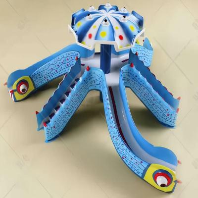 China Water Playgrounds Octopus Water Slide Smooth Surface With 6 Tentacles for sale