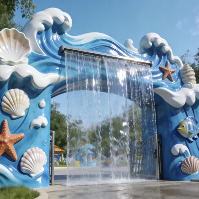 China Ocean Gate Water Splash Pad Oxidation Resistant In Aqua Park for sale