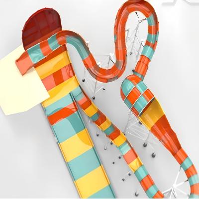 China Customized Flying Dragon Water Slide UV Resistant 12-18m for sale