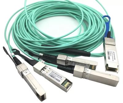 China Super Speed Multi Mode Q4SFP 40g Aoc Cable 40Gbps for sale