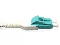 China LC DX Mutilmode OM4 OM3 Patch Cord Customized Breakout for sale