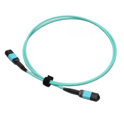 中国 OM3エリートの損失LSZH MPO MTPの多重モード850nmをパッチ・コード 販売のため