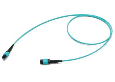 中国 OM3エリートの損失LSZH MPO MTPの多重モード850nmをパッチ・コード 販売のため