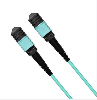 中国 OM3エリートの損失LSZH MPO MTPの多重モード850nmをパッチ・コード 販売のため