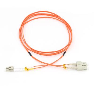 China OM1 62.5/125 LC zu den Duplex-LSZH Faser-Optikverbindungskabeln Sc zu verkaufen