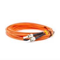 China Orange 2.0mm Multimode Duplex LSZH Sc To St Fiber Patch Cable for sale