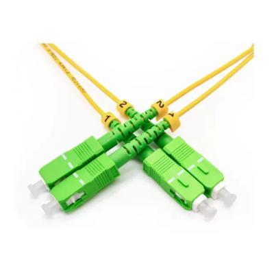 China Cabos de remendo simples da fibra ótica do SC APC 2.0mm 3m da manutenção programada de FTTH à venda