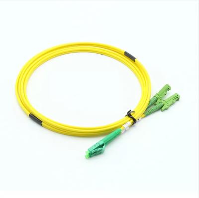 China Singlemode Verbindungskabel 3.0mm FTTH Duplex-APC LC APC E2000 optisch zu verkaufen