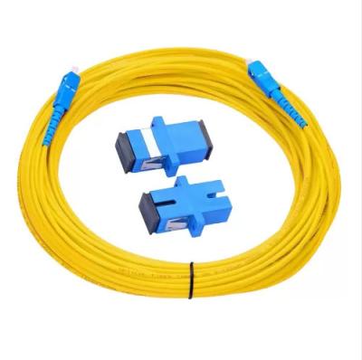 China 9/125 de modo frente e verso de cabo de remendo da fibra ótica de SC/UPC-SC/UPC único à venda