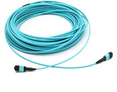 中国 MPO MTPの光学コネクター8の中心12の中心24の中心OM3繊維をパッチ・コード 販売のため