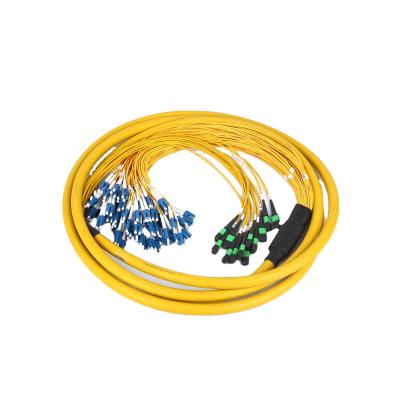 Cina Cavo di toppa a fibra ottica di G657A1 MPO MTP LC MP OM3/OM4 8/12/24 in vendita