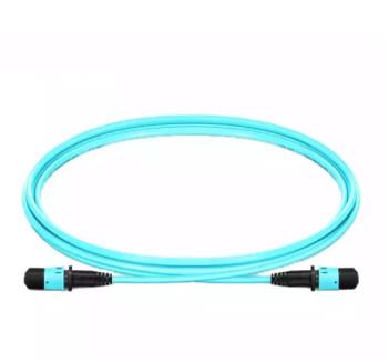 中国 12/24の中心MPO/MPO OM3 MM光ファイバーのPatchcord繊維のジャンパーFTTHのパッチ・コード 販売のため