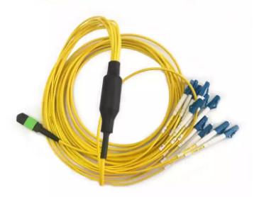 China MPO/UPC to LC/UPC 12 Core Patch Cord MPO/UPC Connector for sale