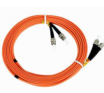 China LSZH Orange Fibre Optic Patch Cord High Reliability Optical Patch Cords for sale