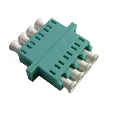 China Quadruple Type Lc Upc  Multi Mode Fiber Optic Coupler Beige Or Aqua for sale